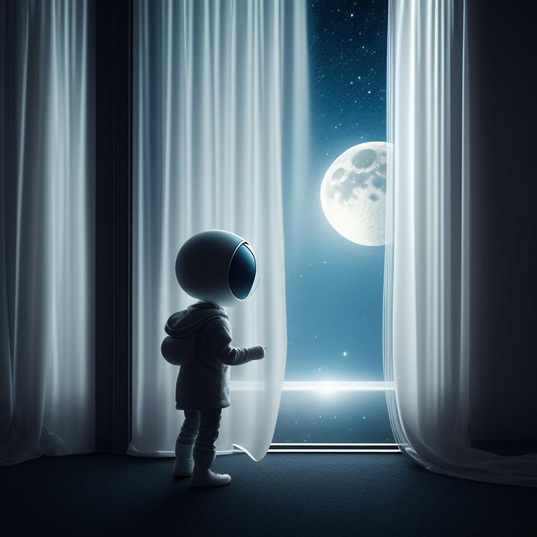 moral-turtle525: cute little alien walking through a window, looking ...