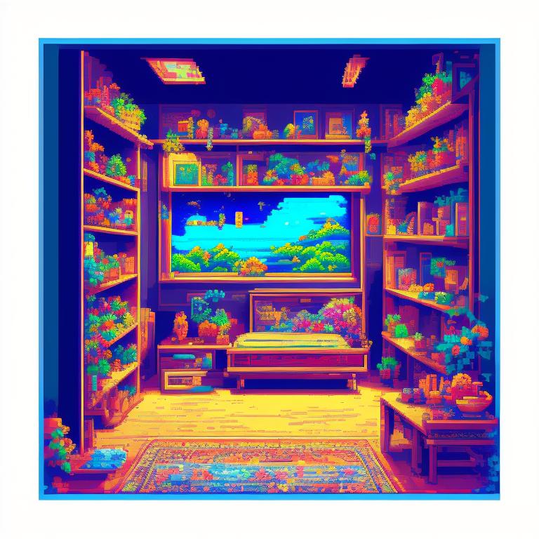 perky-finch388: Inside of a bedroom filled with shelves and wardrobe