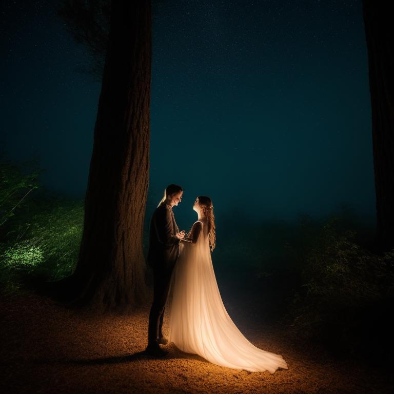 PhotoGeorge0427: ((young man and woman)) in Deep within the enchanted ...