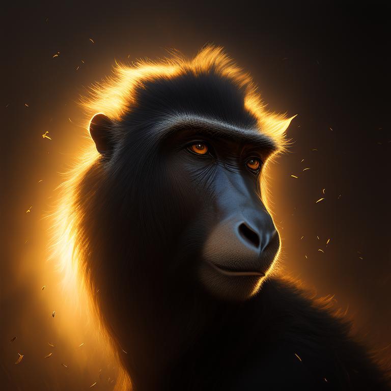 punk-and-pixels: Stallion with the face of a monkey