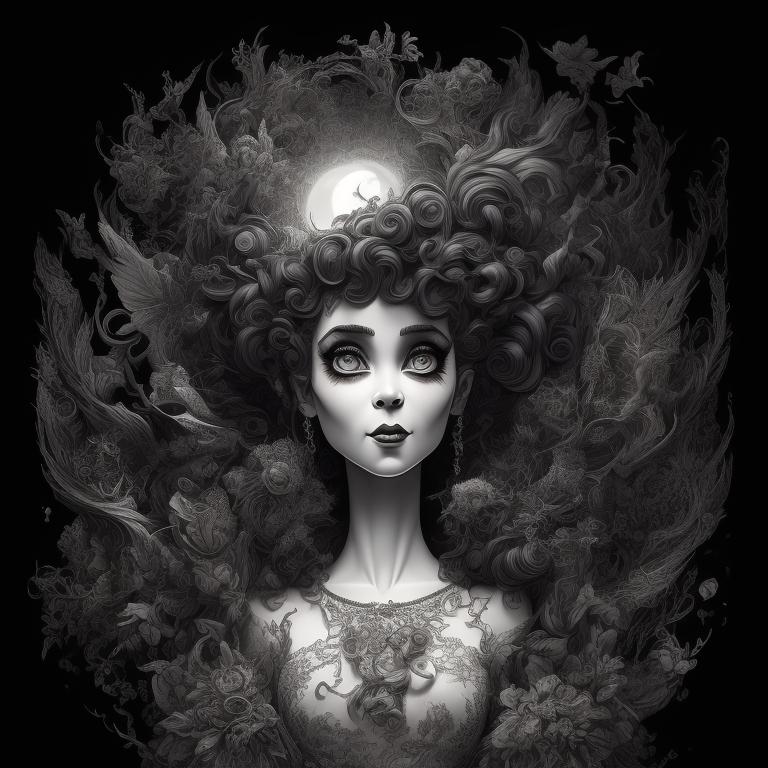 belated-swan737: 2D, Illustration, color ink sketch, classical ink art ...