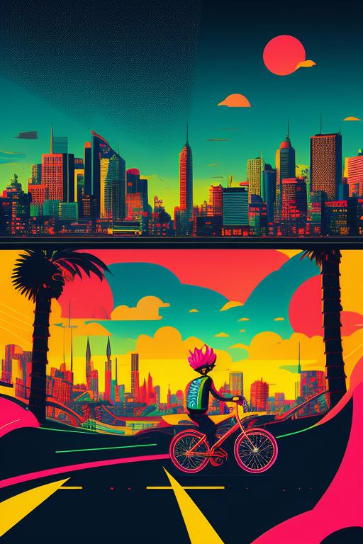 green-jackal41: SpongeBob SquarePants riding a bike down a hill