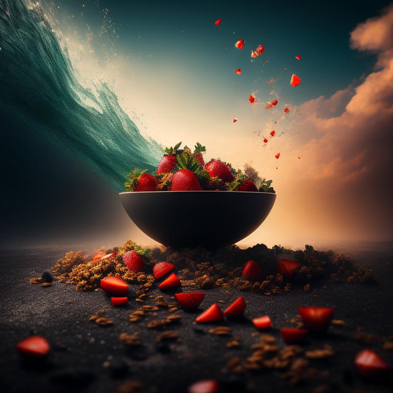 Floating Food Photography