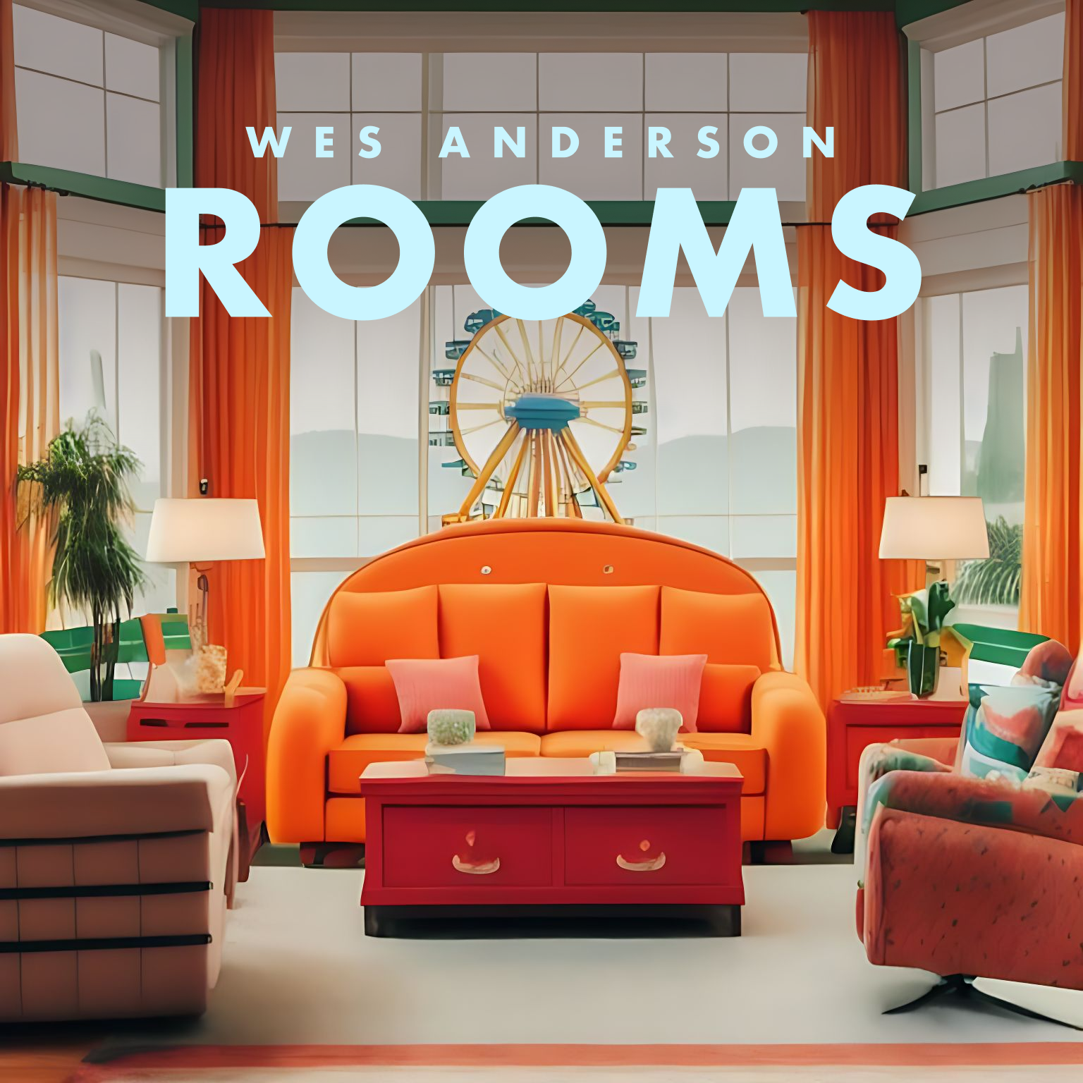 Wes Anderson Rooms PromptHunt Template