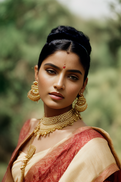 High Fashion Indian Model