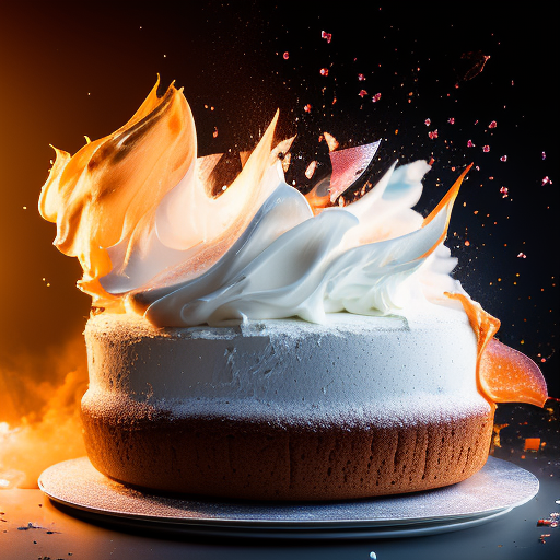 KOPF-KI-NO: the moment after a cake (explodes from inside) (splitting ...