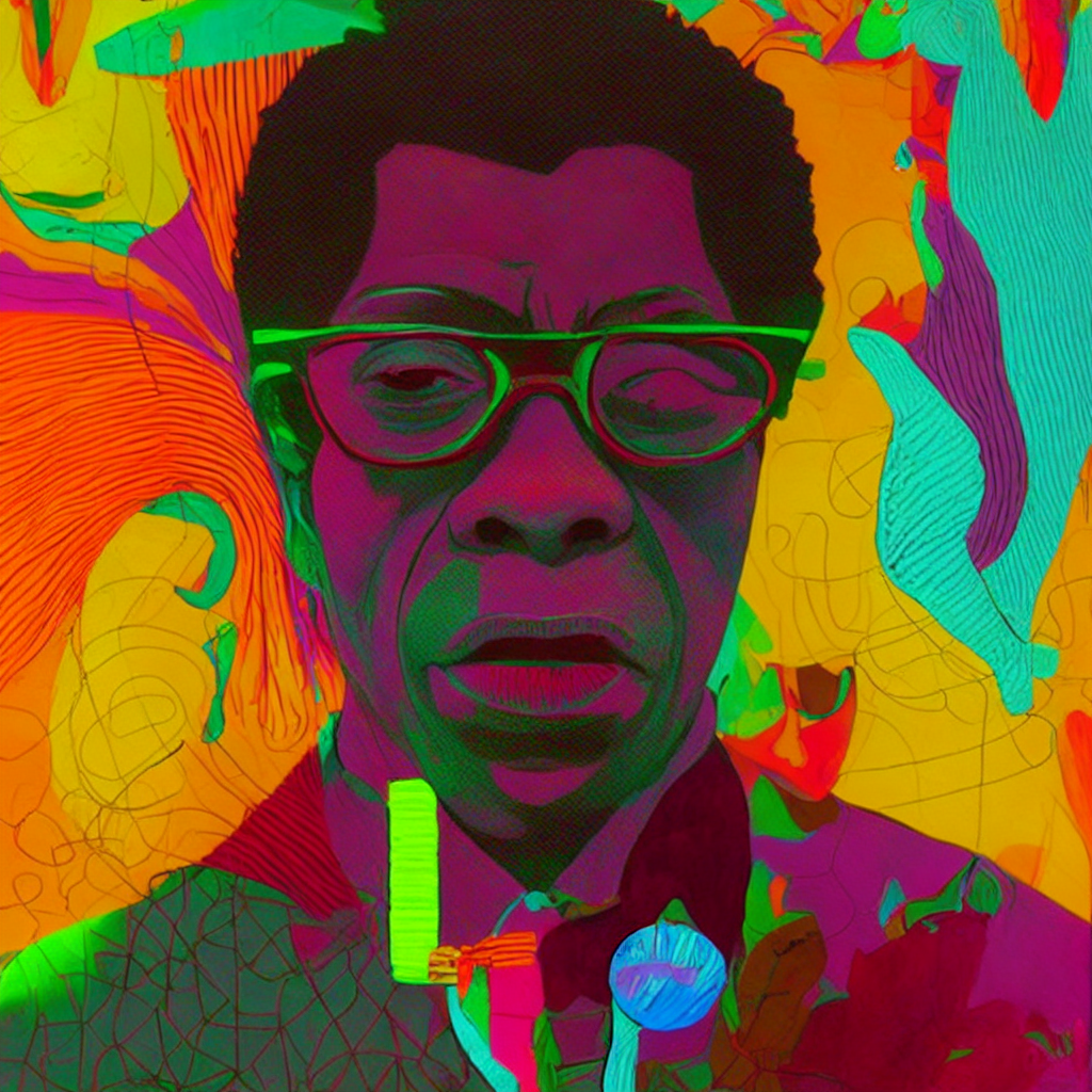 delledison: "james baldwin", neutral color palette, Kerry james marshall