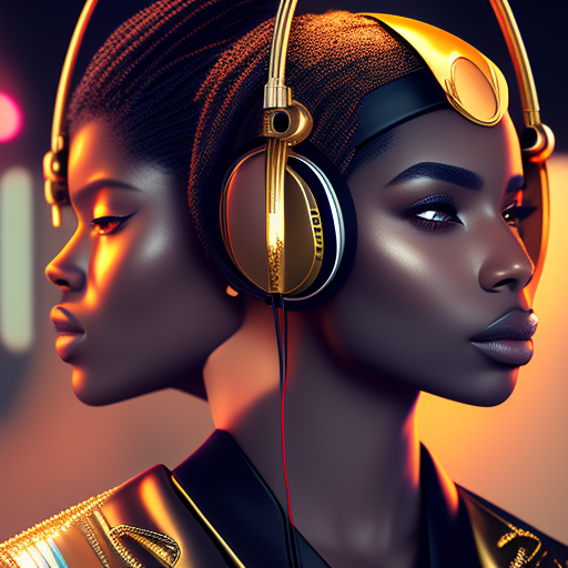 adambubu: Audiophile characters wearing headphones at music studio ...