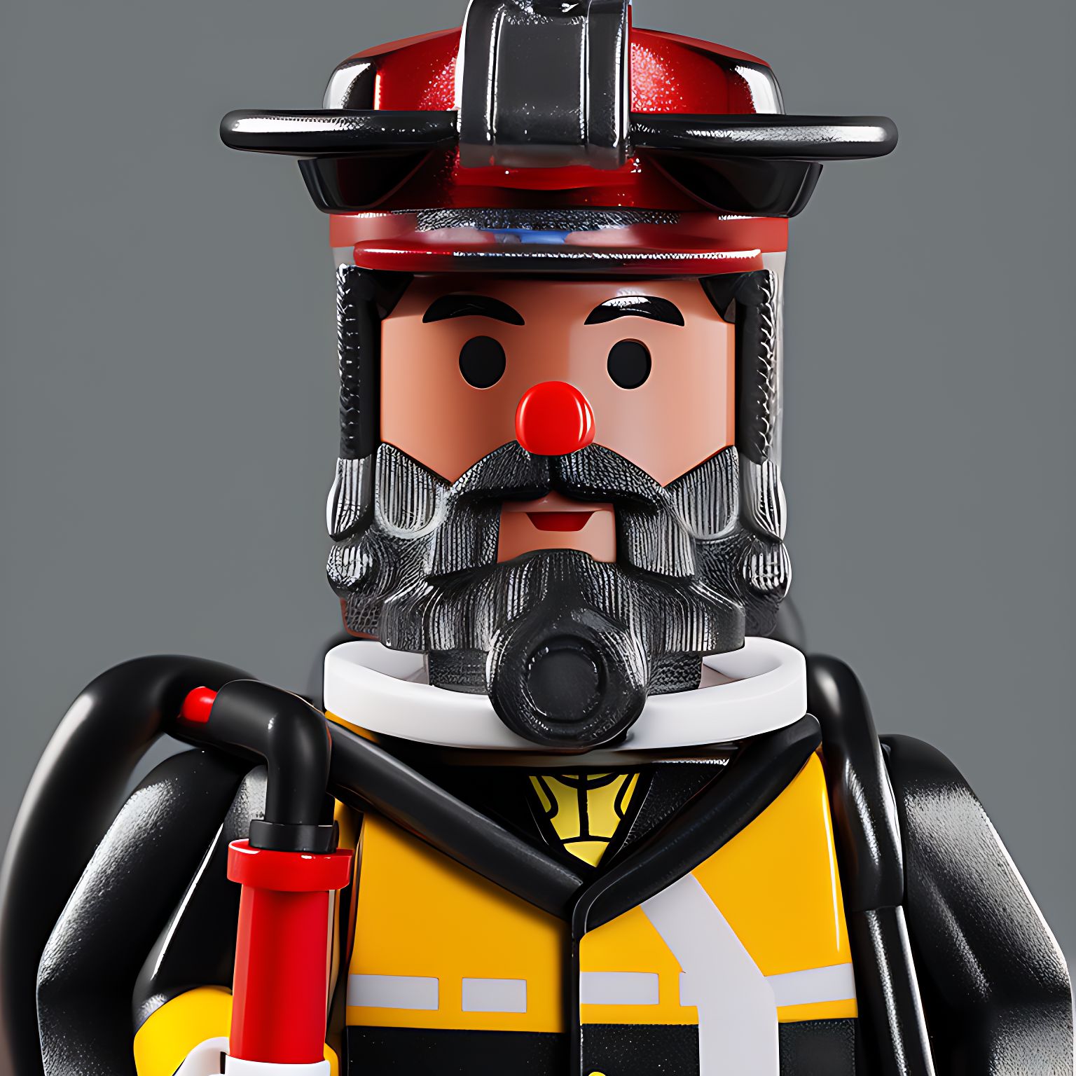 maxlerner: Lego human firefighters paul bunion size