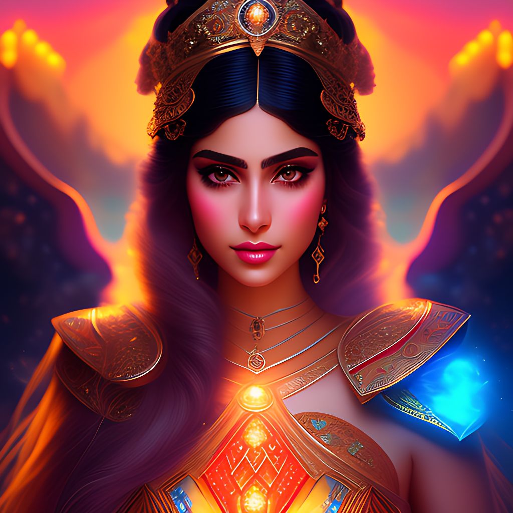cryptowise: feminine persian woman with blue eyes in princess of ...