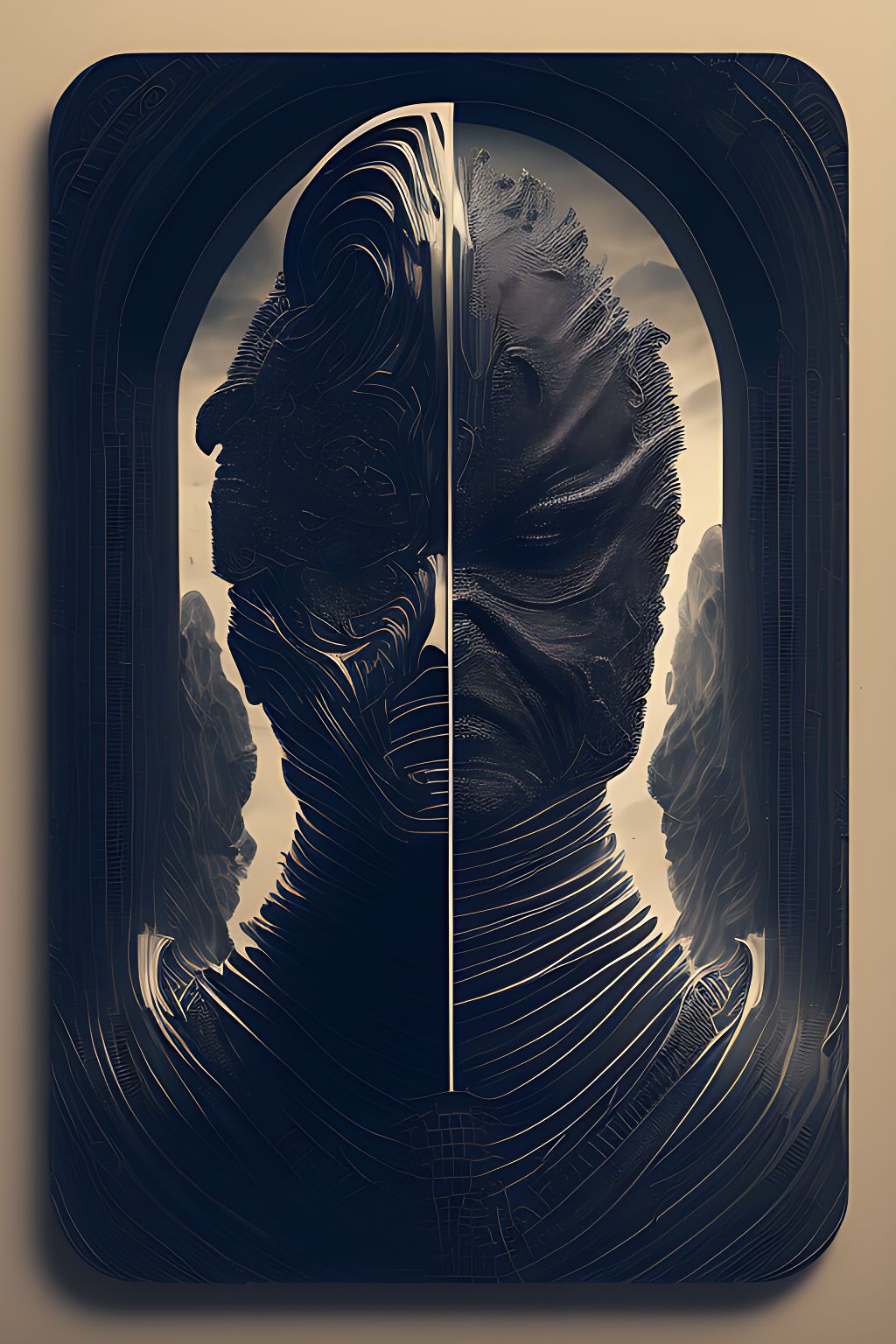 KOPF-KI-NO: (((4k collection card design, embossed, super rare ...