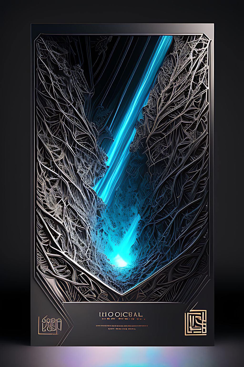 KOPF-KI-NO: (((product photo, collection card design, holographic foil ...