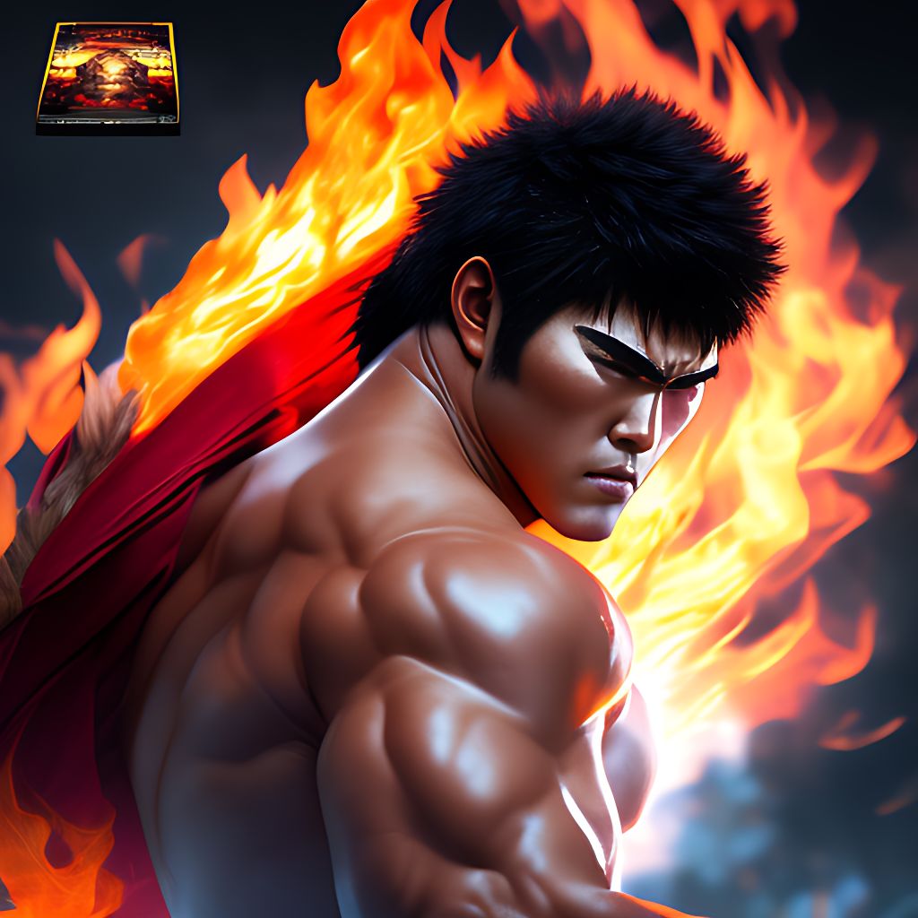 amitkhatri: hyper-realistic, photorealistic, detailed portrait of Ryu ...