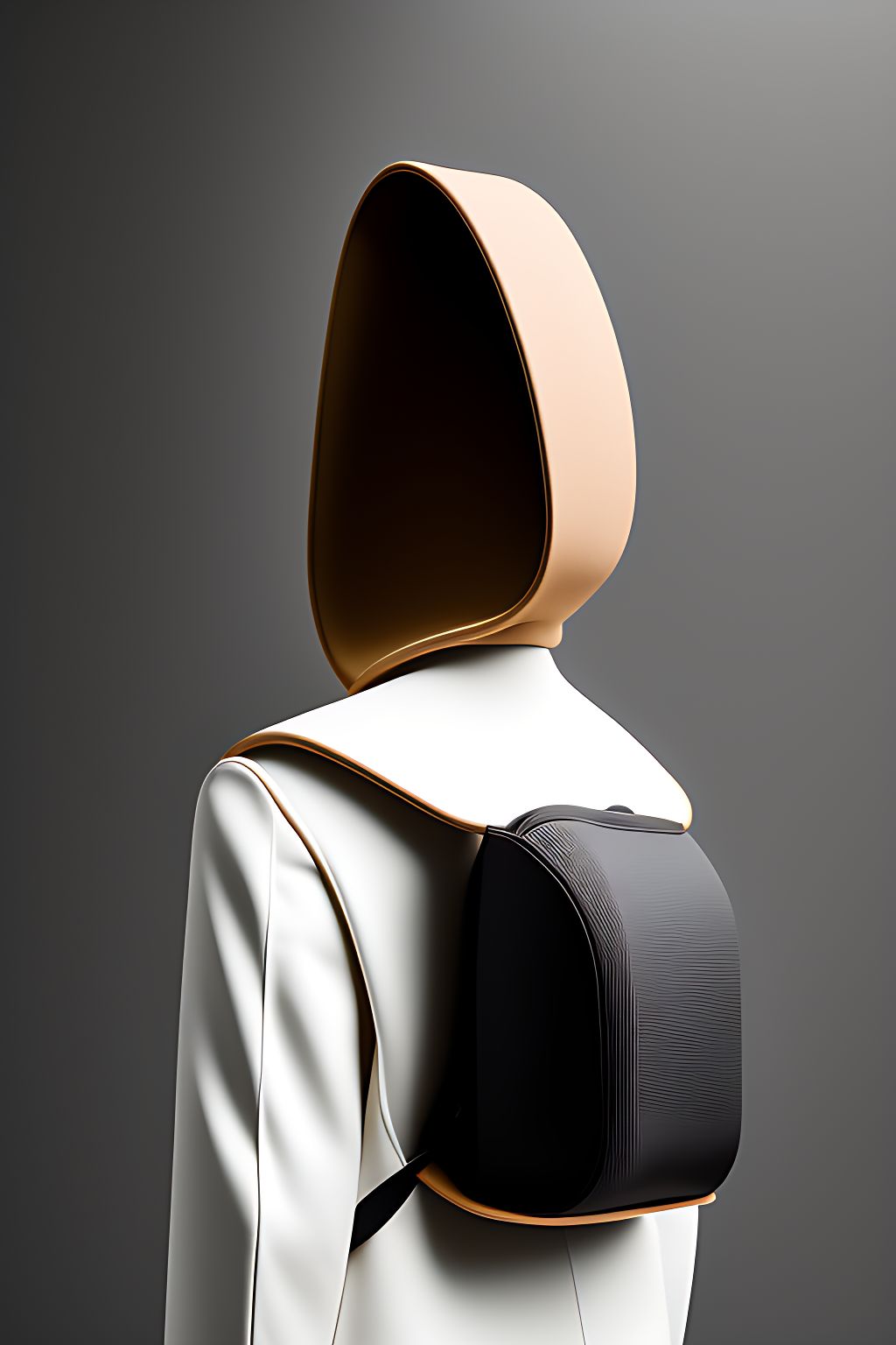 ragazzeit: Create an image of a backpack that combines the layered ...