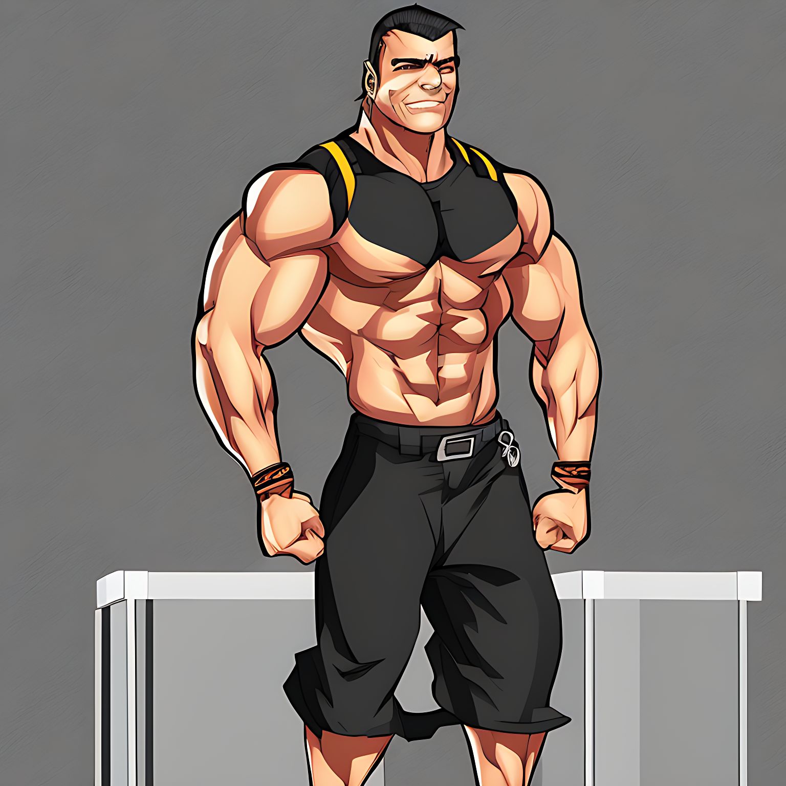 dark-raccoon993: A server rack character with a cartoon face and large ...