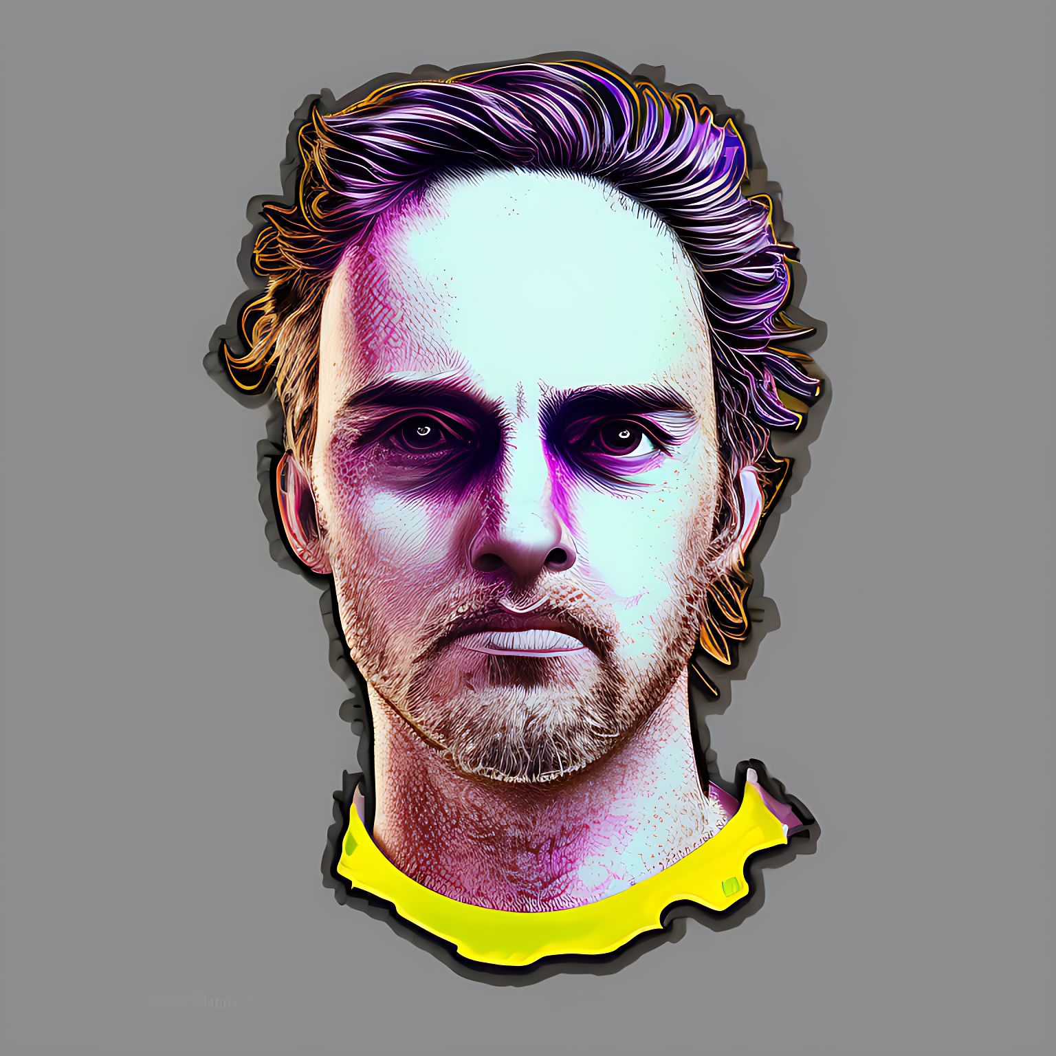 shabby-bison336: hi resolution laser cut 3D extruded sticker, of a ...