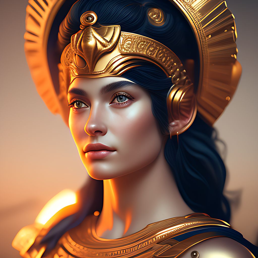 Greek Goddess Athena Makeup