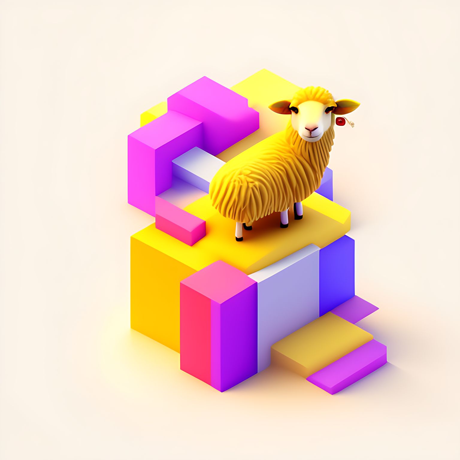 Andzuc: yellow sheep
