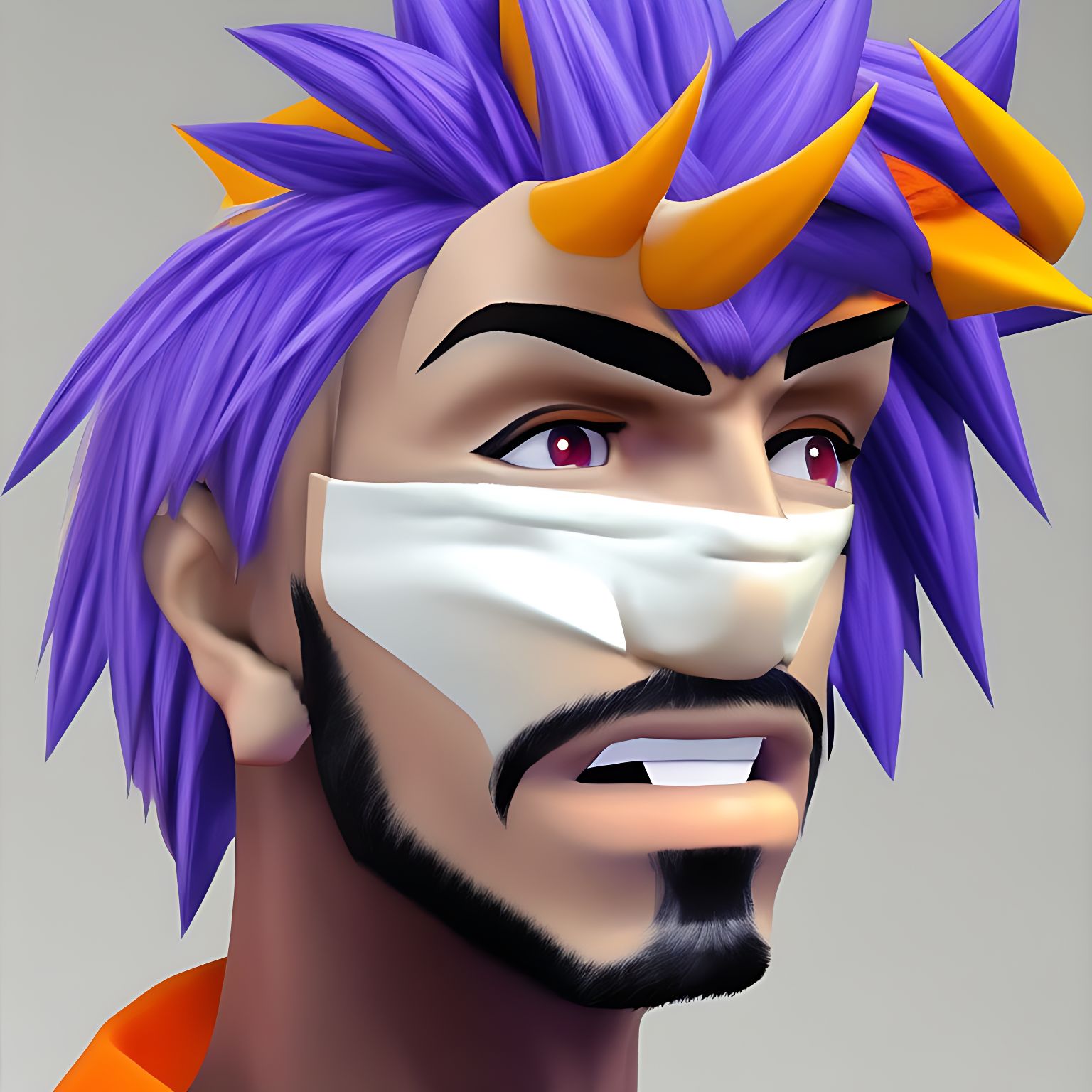 better-moose209: goofy profile picture of a spiky white demon from ...