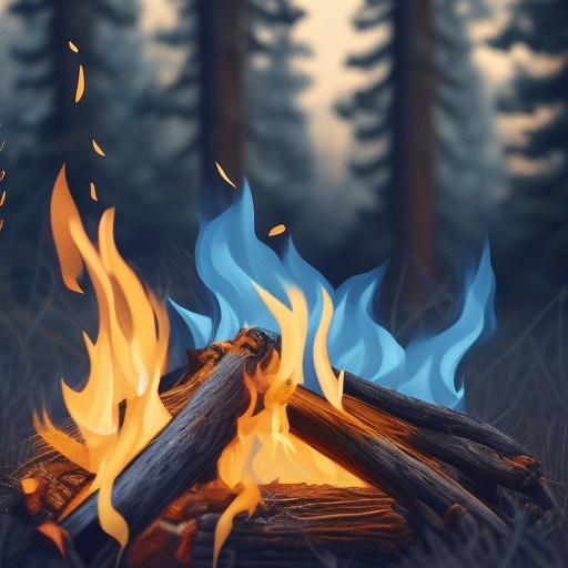 Realistic Fire Drawing