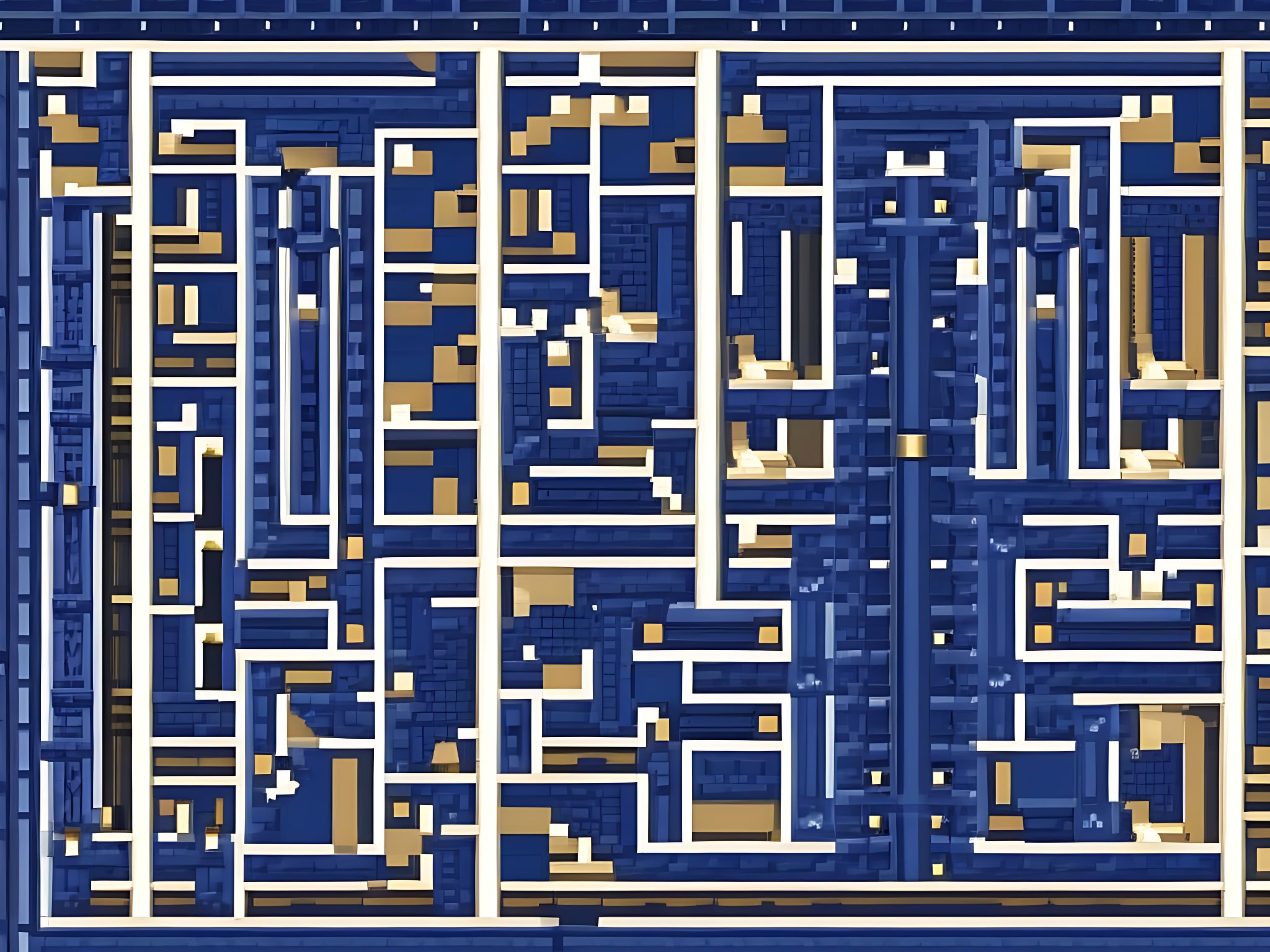 favorite-cod354: Greek style dungeon with cream, white and blue color ...