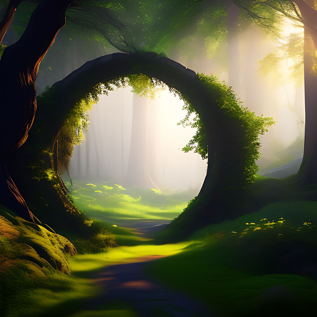 Dark Enchanted Forest