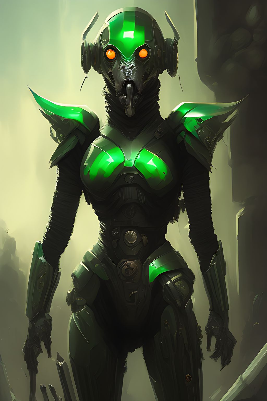 KOPF-KI-NO: (((green theme, collectors card, holographic foil ...