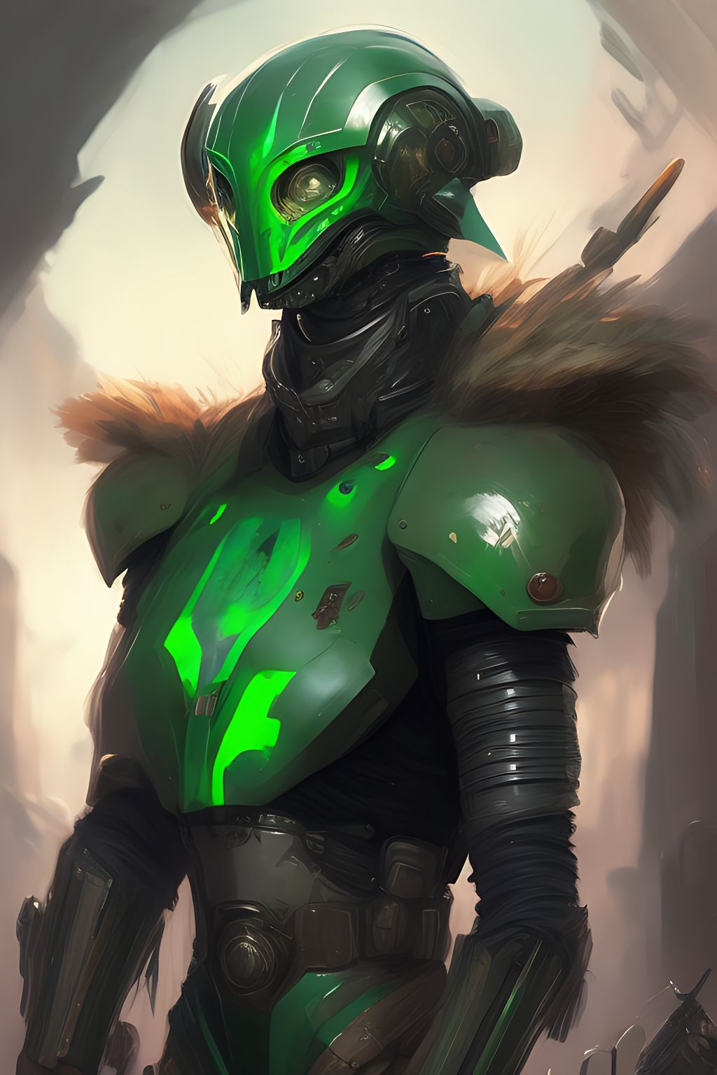 KOPF-KI-NO: (((green theme, collectors card, holographic foil ...