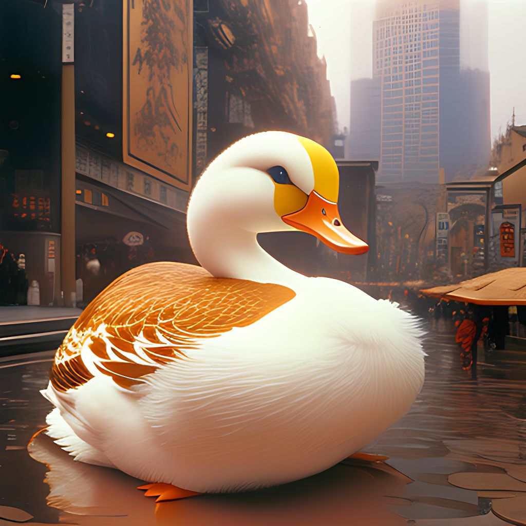 Giant Real Duck