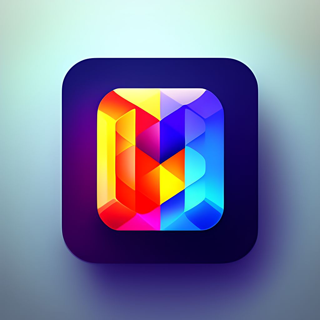 front-wolf956: beautiful matrix type app icon for iOS