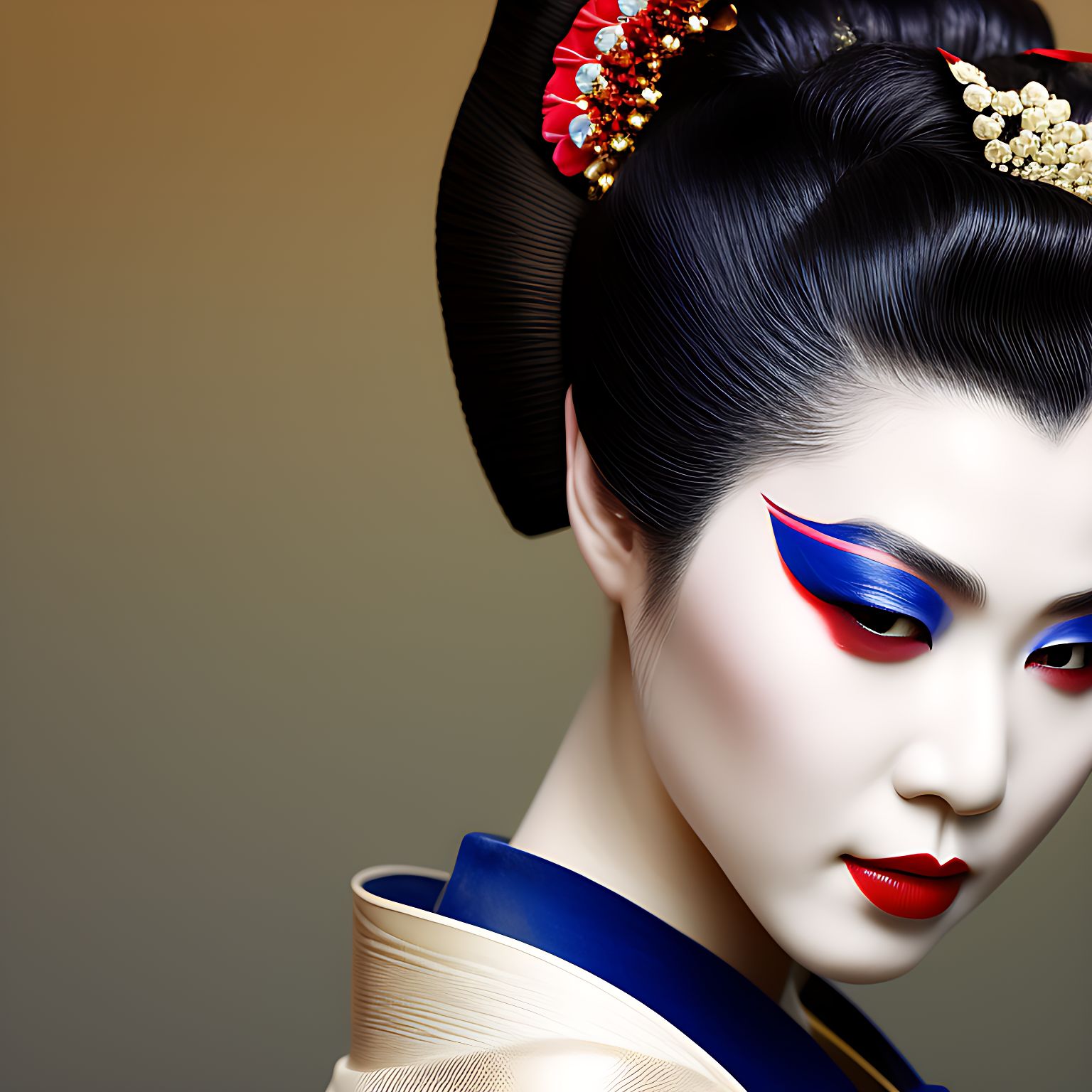Chinese Geisha Makeup