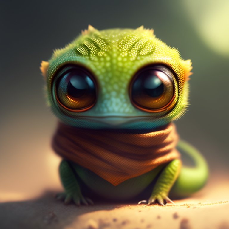 Cute Baby Lizard