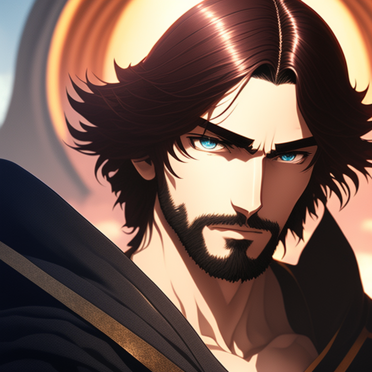 Anime Jesus On The Cross