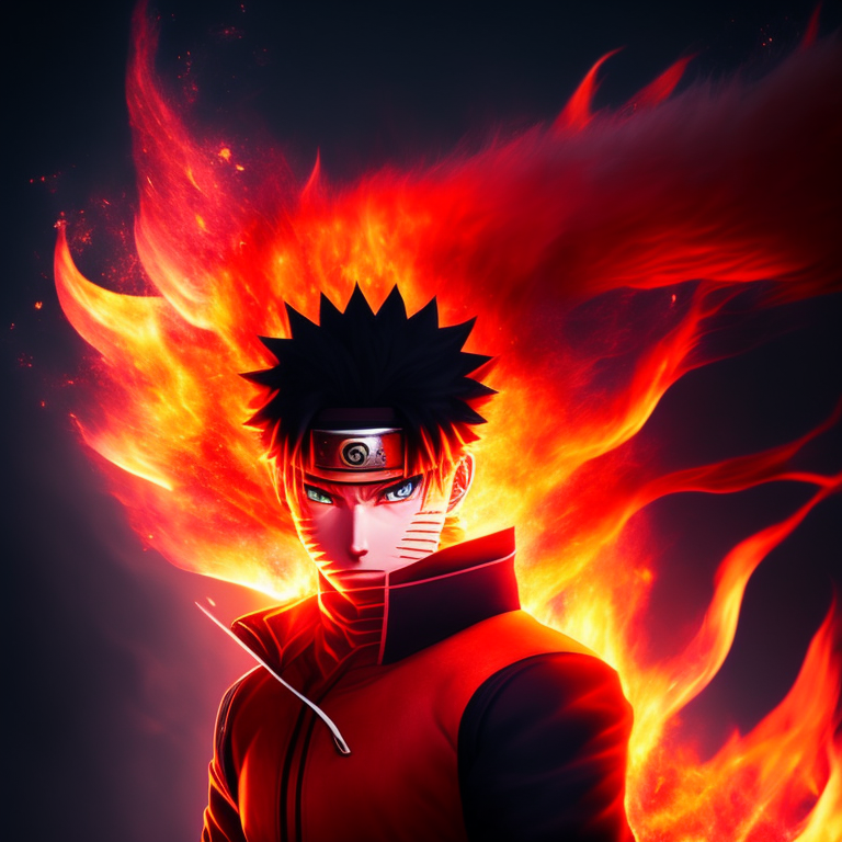 Naruto As The Nine Tailed Fox