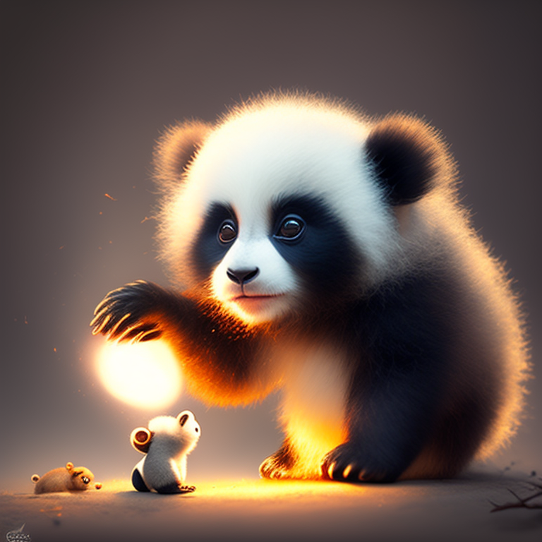 Chibi Panda Bear