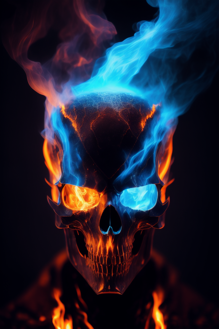 Ghost Rider 2 Skull Wallpaper