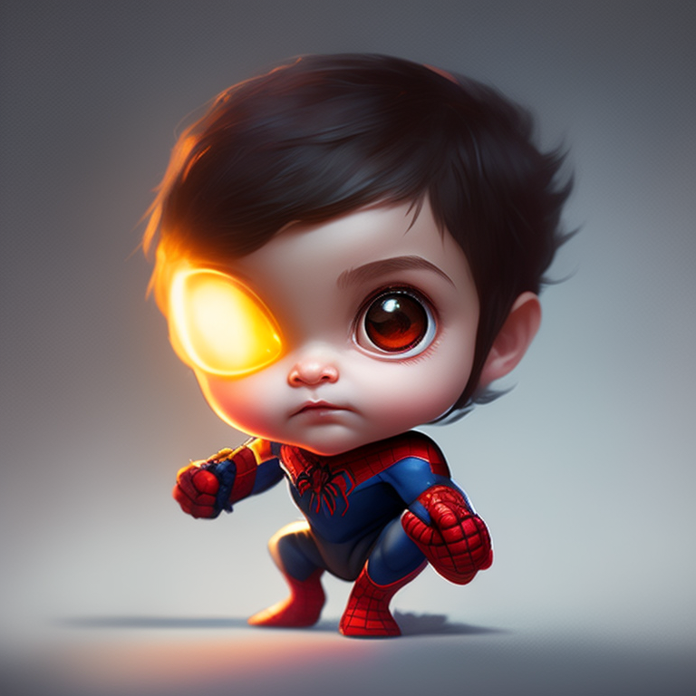 Baby Spiderman Chibi