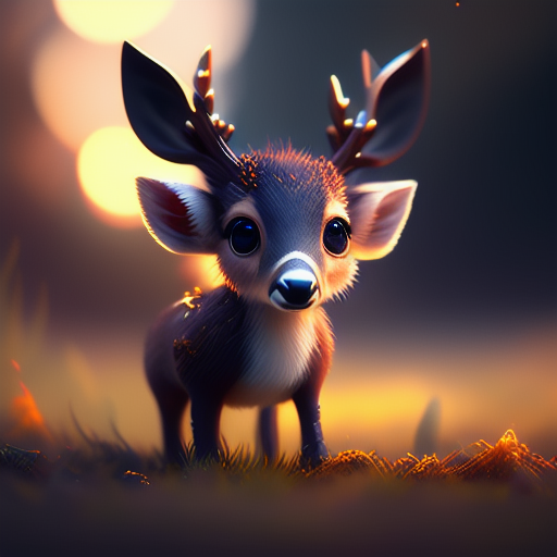 glum-human607: mech deer with antlers