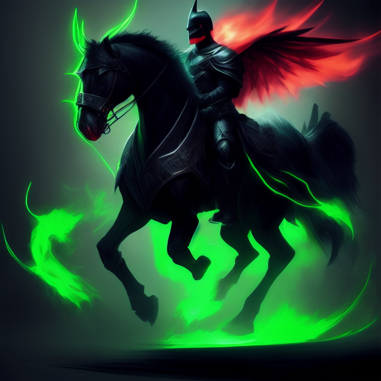 Winged Fire Horse