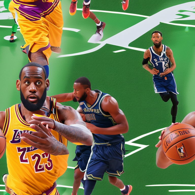 Lebron James Driving