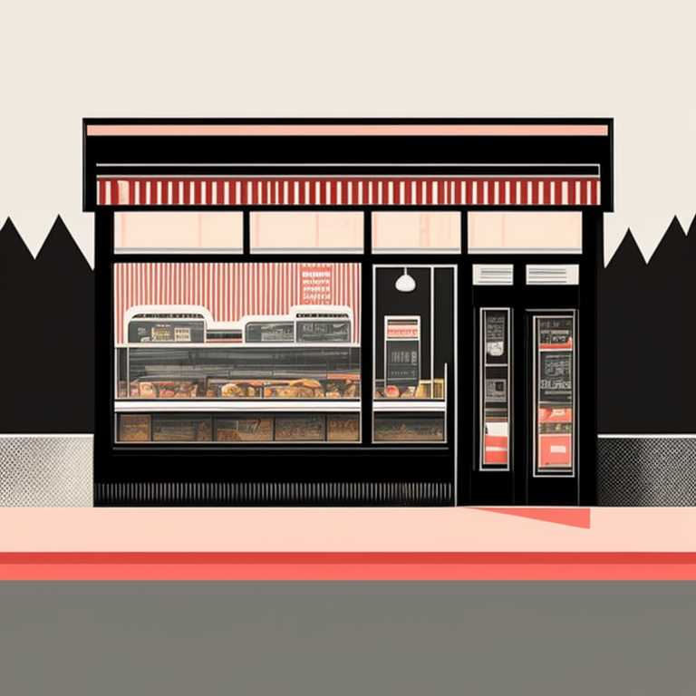 cuddly-viper249: - a greasy spoon burger shop, detroit, usa,