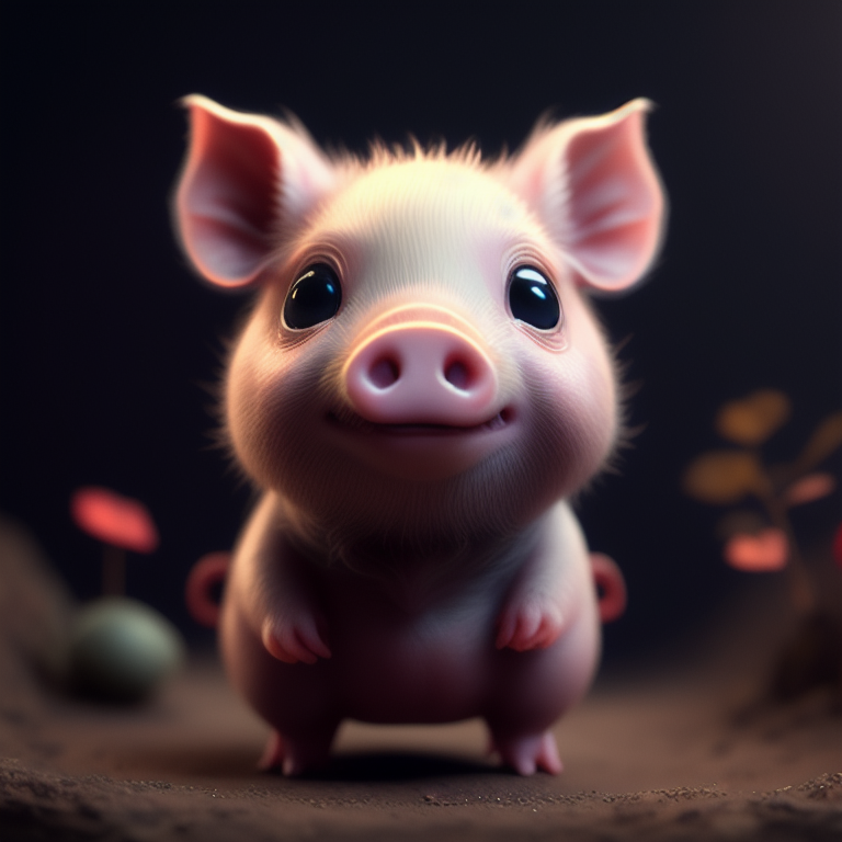 Cute Baby Pigs Wallpaper