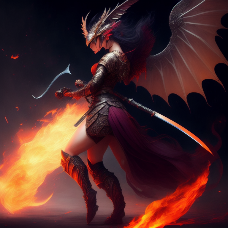 Half Dragon Girl