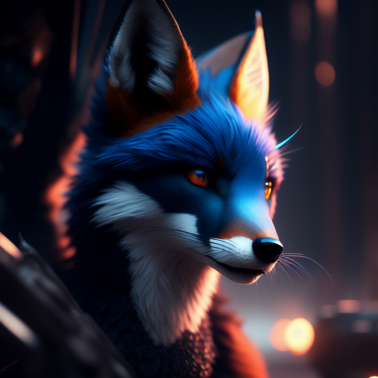 trifling-bee52: BLUE CARTOON MALE ANTHRO FOX WITH THICK POP-EYE LIKE ...