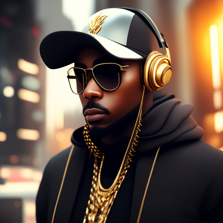 White Rapper In Studio