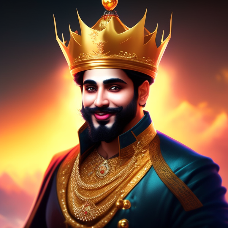 subdued-lion694: ZAID_RAHMAN1437 with golden crown facing forward ...