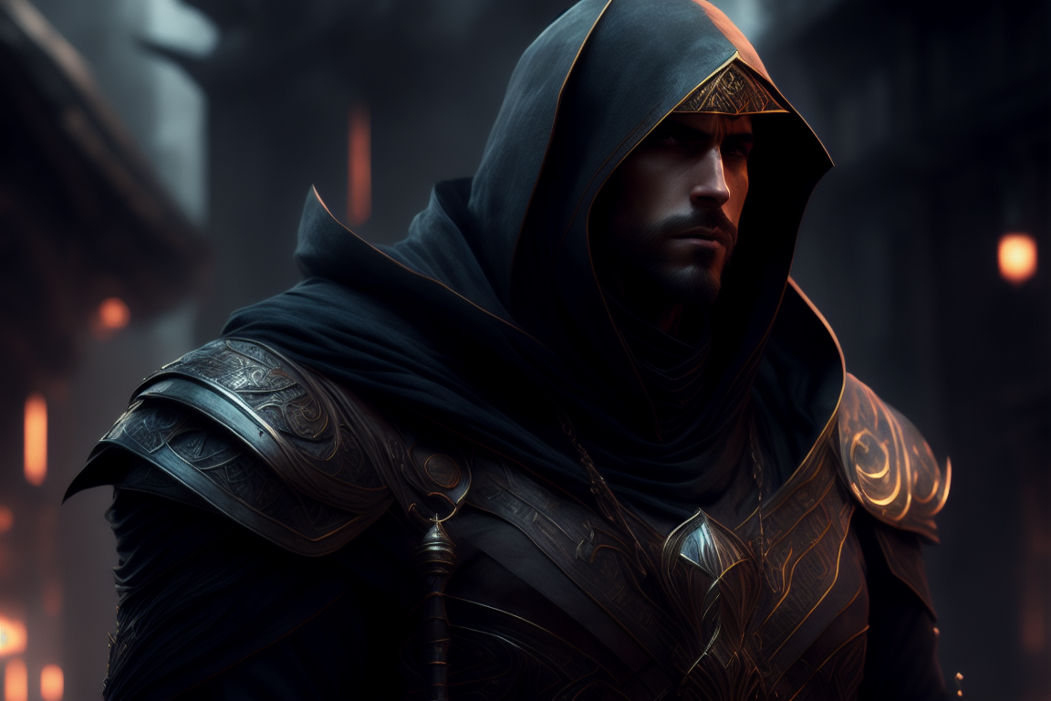 Hooded Assassin Art
