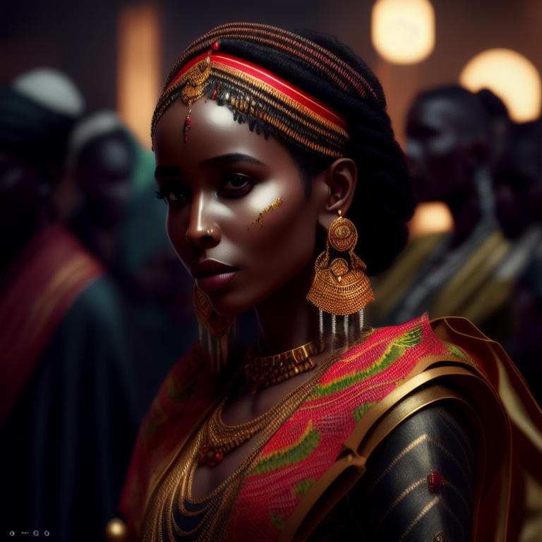 sparse-rook307: Create an oromo aba gada with all oromo tradition clothes