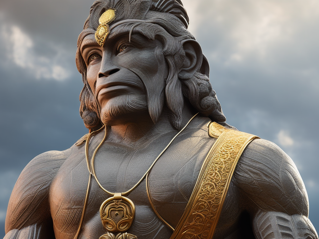 lost-spider596: Highly detailed Lord Hanuman from the Hindi Ramayana ...