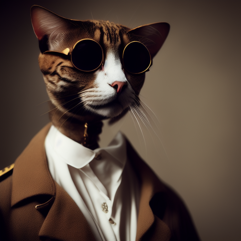 likely-skunk153: Cat with sunglasses , (deformed iris), (deformed ...